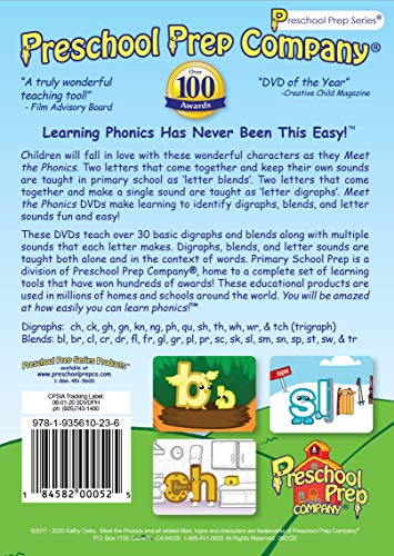 Meet the Phonics - 3 DVD Boxed Set (Meet the Letter Sounds, Meet the Digraphs & Meet the Blends)