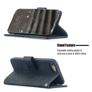 jioeuinly SOHO Style SS5724G Case Compatible with SOHO Style SS5724G Phone Case Cover Flip Stand Cover Stitching Style Wallet Case BF05 Black