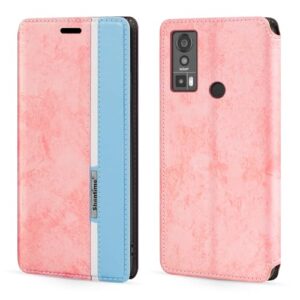 for blu s91 pro case, fashion multicolor magnetic closure leather flip case cover with card holder for blu s91 pro (6.5”)