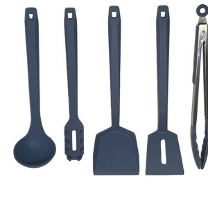 Kitchen Utensil Set – Eco Friendly, Ocean Safe, 5PCS with Soft Grip handles Great for boats, RV’s and Kitchens