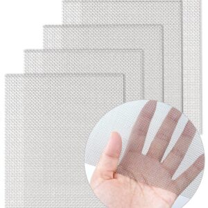 5 Pack Wire Mesh Screen 13.4'' x 9.5'' for Air Vent, 24cm x 34cm, 20 Mesh, 1mm Hole, 304 Stainless Steel Wire Mesh, Easy to Cut