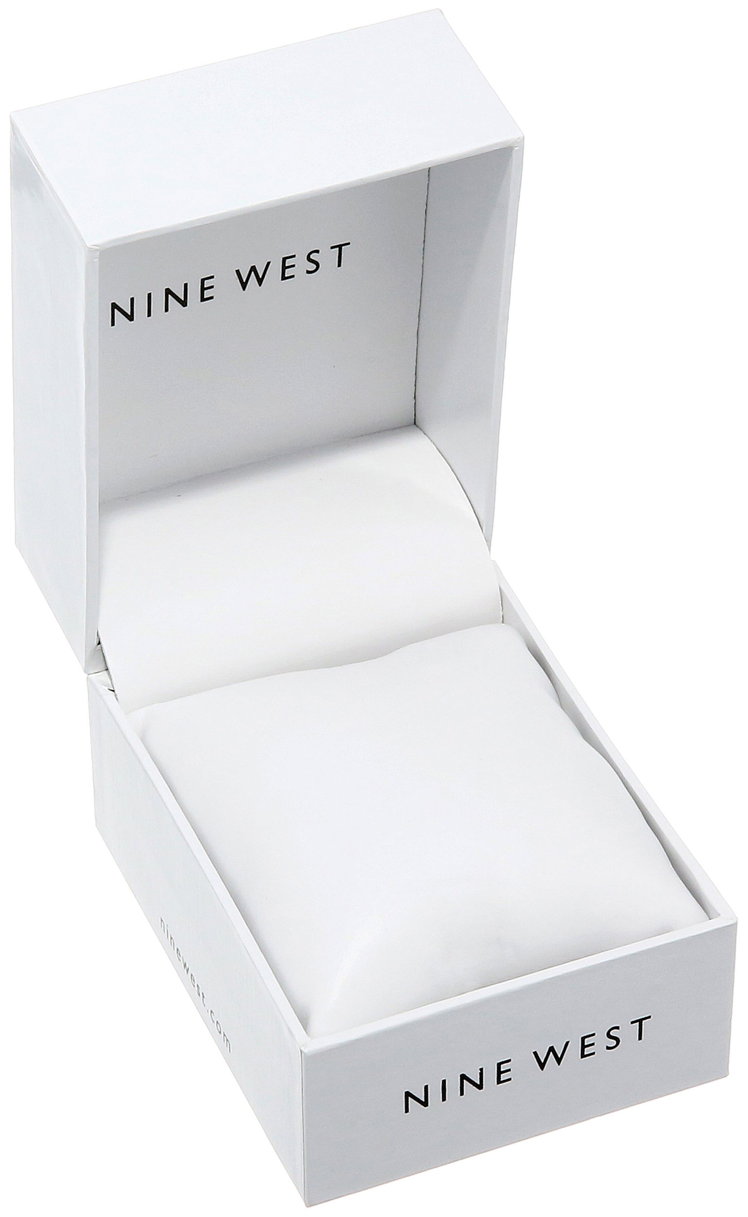 Nine West Women's Japanese Quartz Dress Watch with Stainless Steel Strap, Rose Gold, 20 (Model: NW/1980GYRG)