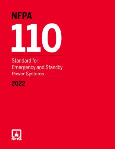 nfpa 110 standard for emergency and standby power systems, 2022 edition