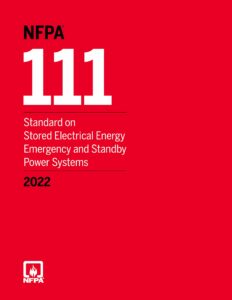 nfpa 111, standard on stored electrical energy emergency and standby power systems, 2022 edition