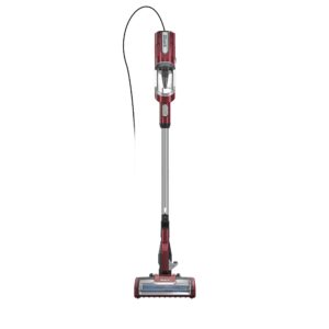 shark hz602 ultralight pet pro corded stick vacuum with powerfins & self-cleaning brushroll, comet red (renewed)