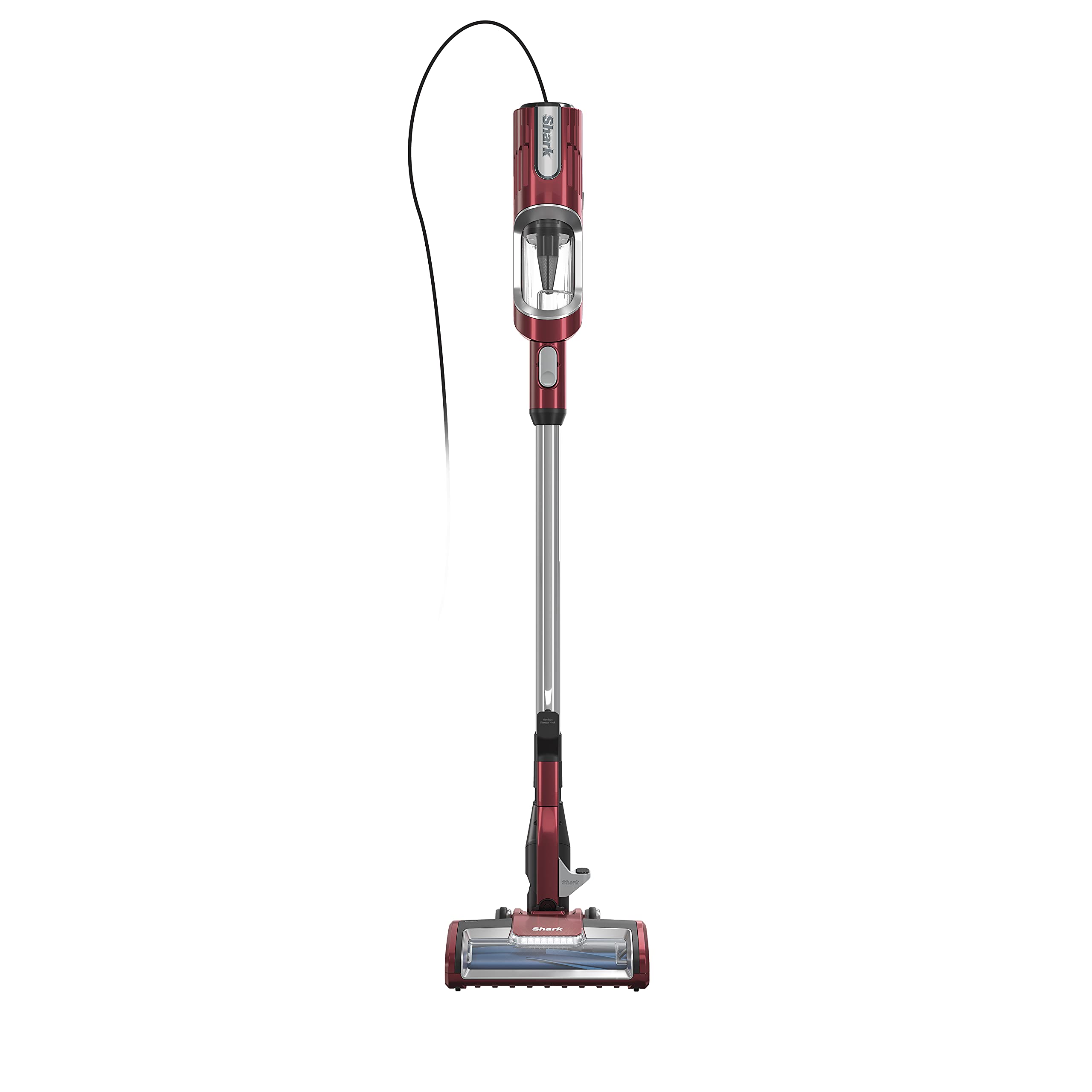 Shark HZ602 UltraLight Pet Pro Corded Stick Vacuum with PowerFins & Self-Cleaning Brushroll, Comet Red (Renewed)