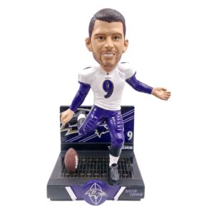 justin tucker baltimore ravens highlight series bobblehead nfl football