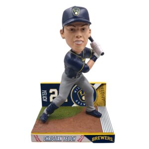 christian yelich milwaukee brewers big ticket series bobblehead mlb