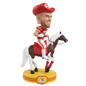 travis kelce kansas city chiefs riding bobblehead nfl