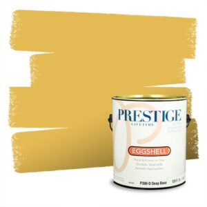 prestige paints interior paint and primer in one, 1-gallon, eggshell, comparable match of valspar* mustard glaze*