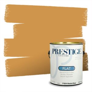 prestige paints interior paint and primer in one, 1-gallon, flat, comparable match of valspar* bugle call*