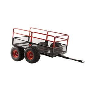 yutrax trail warrior x4 heavy duty utv/atv trailer - for off-road use - 1,250 lb. capacity, tx159