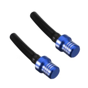 rsg 2pcs atv gas tank vent hose air vent hose gas fuel cap universal cnc tank valve vent tube with check ball aluminum breather for yz80 yz85 yz125 yz250 yz250f yz400f yz426f yz450f blue