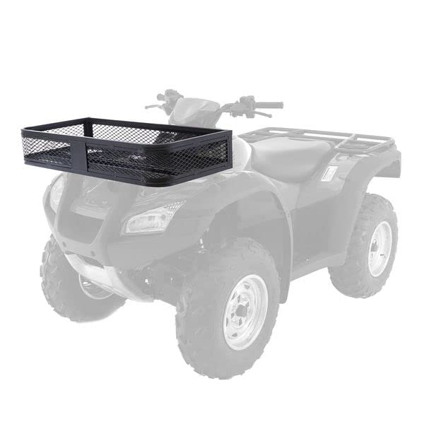 Black Widow Universal Deluxe Steel Mesh ATV Front Rack Basket