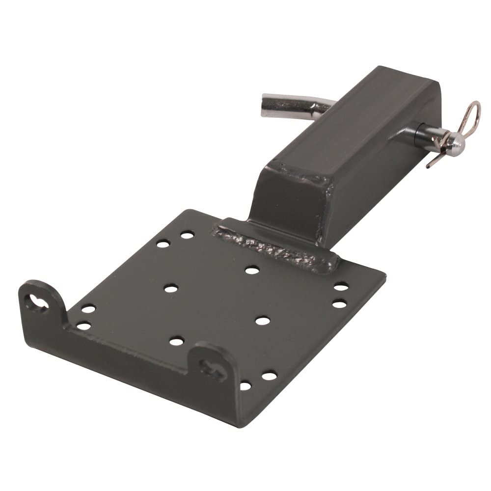 Extreme Max 5600.3084 Universal 2" Receiver Hitch Winch Mount for ATV/UTV, Black