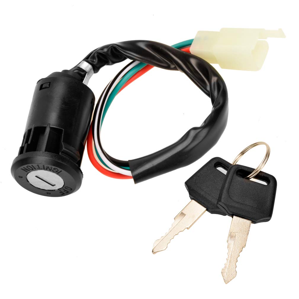 4 Pin Ignition Key Switch 4 Wire for Sunl Roketa Kazuma Chinese Made 50cc 70cc 90cc 110cc 125cc Quad ATV Dirt Bike Pocket Bike 4 Wheels Parts