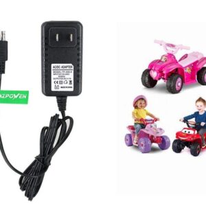 Replacement Charger 6V Fit for Disney Quad Pacific Cycle Marvel The Avenger Good Dinosaur Princess Fairies Minnie Mouse Frozen CAR McQueen ATV 6V Battery Ride ON Walmart Target Toy R US