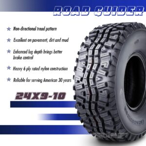 ROADGUIDER 2 New ATV tires 24x9-10 24x9x10 6PR 10270