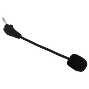 pdeey mic replacement for corsair hs50, hs60, hs70 gaming headset, 3.5mm detachable boom microphone (noise-cancelling)