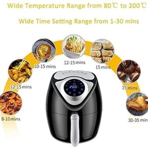 Air Fryer for Home Use 2.6L Air Fryer Intelligent Automatic Capacity Electric Fryer French Fries Household Air Fryer Multi-Function Oven Smokeless Oil