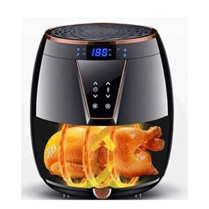 Black air fryer, low fat, high-speed heating energy, easy to clean, can be used for French fries Commemoration Day