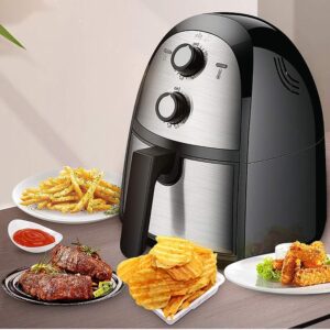 Air Fryer Household French Fries Machine, Full Automatic Intelligent Large-capacity Oil-free Electric Fryer, Power-off Memory Protection, Knob Operation