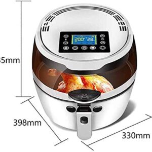 Air Fryer Oven Stove French Fries Machine 8 Liters Oil-Free Air Healthy Fryer Household Automatic Stir Fry Multi-Function Fries Machine Oven Electric Fryer, Adjustable Temperature Contr