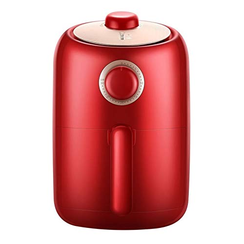 2L Mini Electric Air Fryer Double rotary knob design Multifunctional Oil-free French Fries Food Fryer Household Electric Frying Pot Commemoration Day