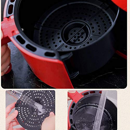 2L Mini Electric Air Fryer Double rotary knob design Multifunctional Oil-free French Fries Food Fryer Household Electric Frying Pot Commemoration Day