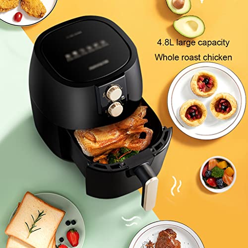 Air fryer integrated household oven multi-function large-capacity fryer automatic fryer-free French fries electric fryer (Black 26 * 29 * 32cm) (Black 26 * 29 * 32cm) (Black 26 * 29 * 32cm)