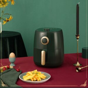 Home Non-stick Frying Pan Electric Easy Clean Air Fryer Oven Controlled by Two Knobs for Household Split Design French Fries Cooking Oil Free