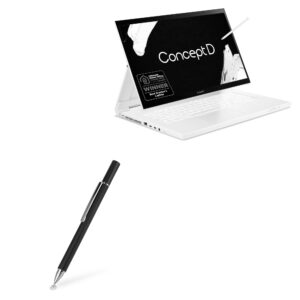 boxwave stylus pen compatible with acer conceptd 7 ezel (cc715-71) (stylus pen finetouch capacitive stylus, super precise stylus pen for acer conceptd 7 ezel (cc715-71) - jet black