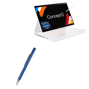 boxwave stylus pen compatible with acer conceptd 7 ezel (cc715-71) (stylus pen finetouch capacitive stylus, super precise stylus pen for acer conceptd 7 ezel (cc715-71) - lunar blue