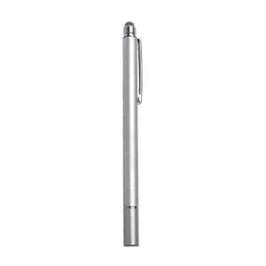 BoxWave Stylus Pen Compatible with Acer ConceptD 7 Ezel (CC715-72G) - DualTip Capacitive Stylus, Fiber Tip Disc Tip Capacitive Stylus Pen for Acer ConceptD 7 Ezel (CC715-72G) - Metallic Silver