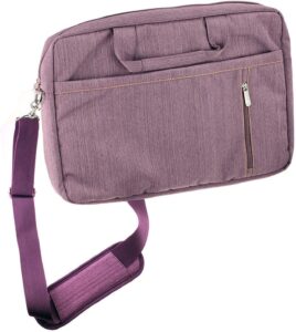 navitech purple premium messenger/carry bag compatible with the acer conceptd 7 ezel | ezel pro