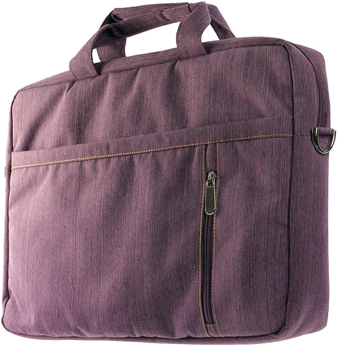 Navitech Purple Premium Messenger/Carry Bag Compatible with The Acer ConceptD 7 Ezel | Ezel Pro