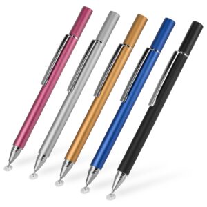 BoxWave Stylus Pen Compatible with Acer ConceptD 7 Ezel CC715-71-7163 (15.6 in) - FineTouch Capacitive Stylus, Super Precise Stylus Pen - Jet Black