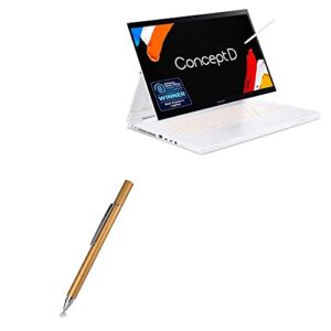 boxwave stylus pen compatible with acer conceptd 7 ezel (cc715-71) (stylus pen finetouch capacitive stylus, super precise stylus pen for acer conceptd 7 ezel (cc715-71) - champagne gold