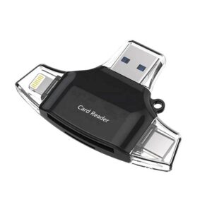 BoxWave Smart Gadget Compatible with Acer ConceptD 7 Ezel (CC715-72G) - AllReader SD Card Reader, microSD Card Reader SD Compact USB for Acer ConceptD 7 Ezel (CC715-72G) - Jet Black