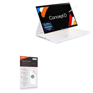 boxwave screen protector compatible with acer conceptd 7 ezel (cc715-71) - cleartouch anti-glare (2-pack), anti-fingerprint matte film skin