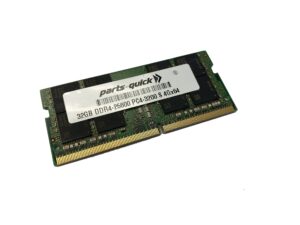 parts-quick 32gb memory for acer extensa 15 215-54g-77vd compatible ddr4 3200mhz sodimm ram