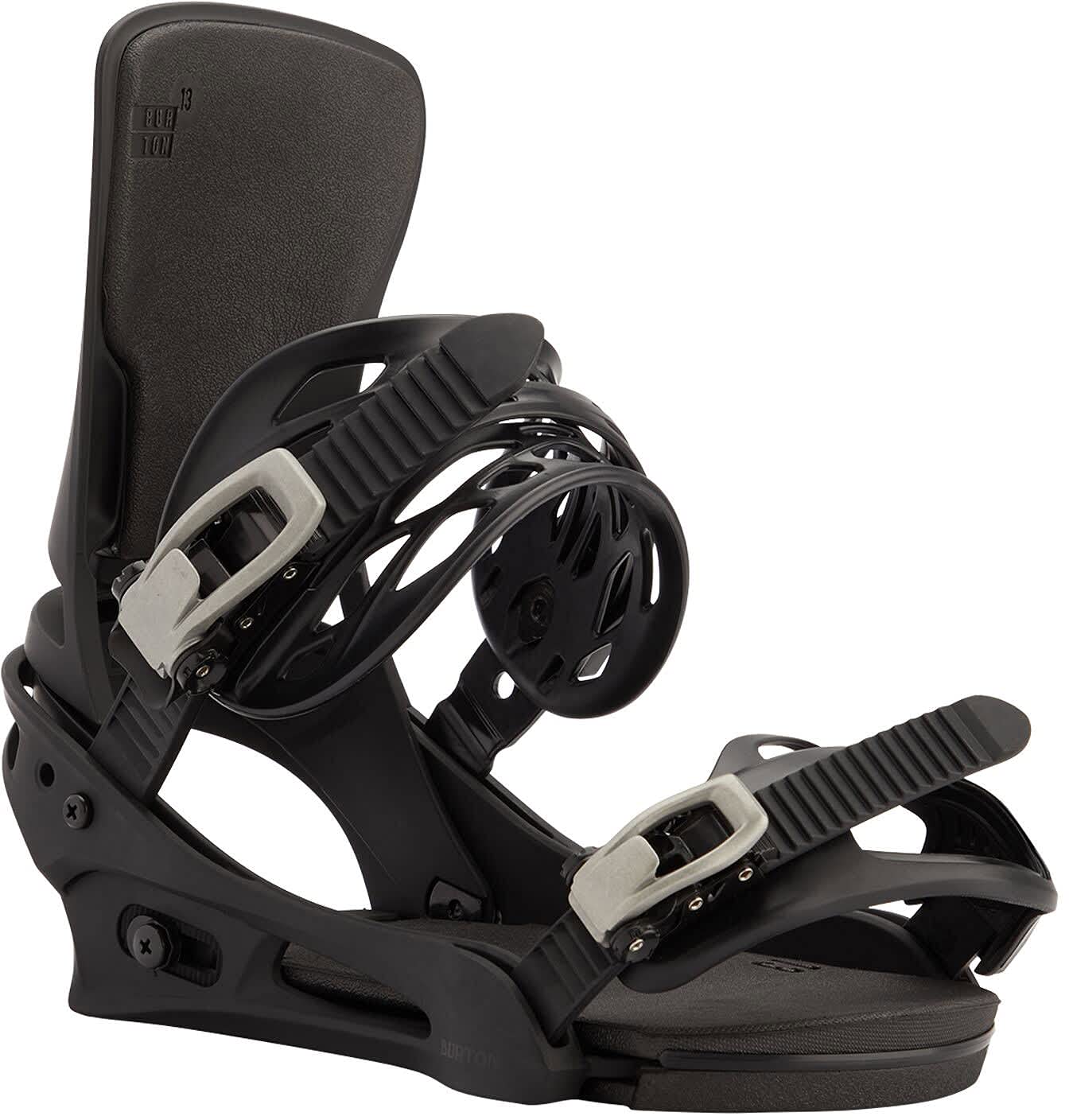 Burton Cartel Mens Snowboard Bindings Sz L (10+) Black