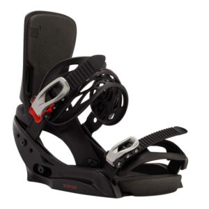 burton womens' lexa est snowboard bindings (black, m (6-8))