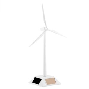 solar wind mill model toy,wind mill sails will begin to spin under the strong light,as teaching tool or desktop decoration