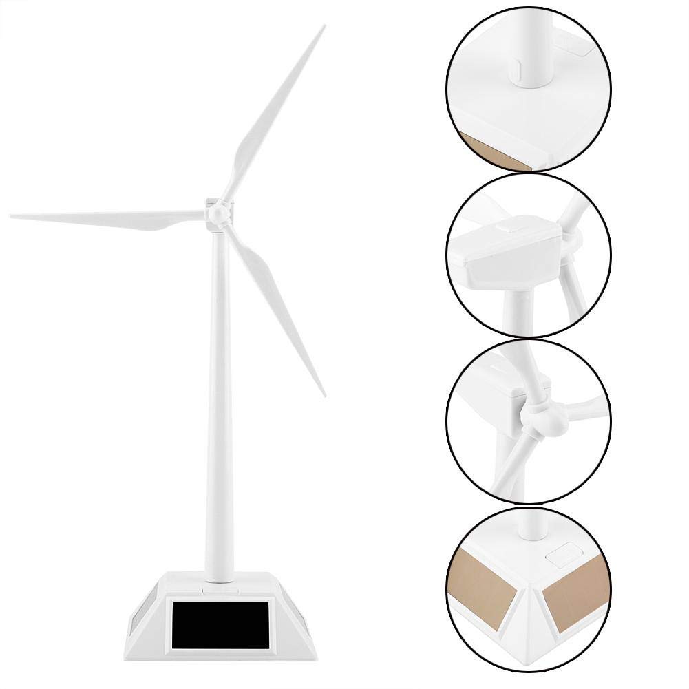 Solar Wind Mill Model Toy,Wind Mill Sails Will Begin to Spin Under The Strong Light,as Teaching Tool or Desktop Decoration