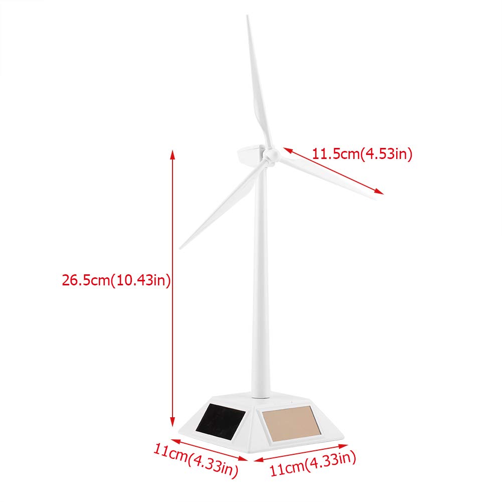 Solar Wind Mill Model Toy,Wind Mill Sails Will Begin to Spin Under The Strong Light,as Teaching Tool or Desktop Decoration