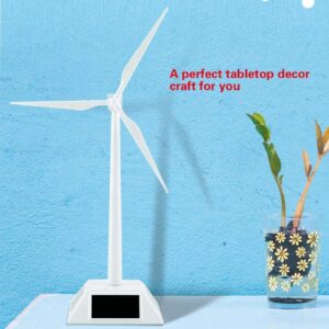 Solar Wind Mill Model Toy,Wind Mill Sails Will Begin to Spin Under The Strong Light,as Teaching Tool or Desktop Decoration