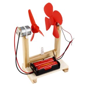 diy wind generator unique power generator kit children small motor vertical wind turbines electricity toy kit 1.5v