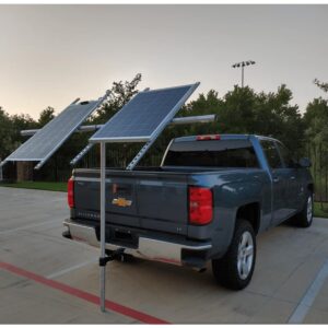 Wind Turbine Solar Panel Mount RV/Truck/Trailer Tow Hitch Portable (Fits 2" [ 2.375" ] Pipe)