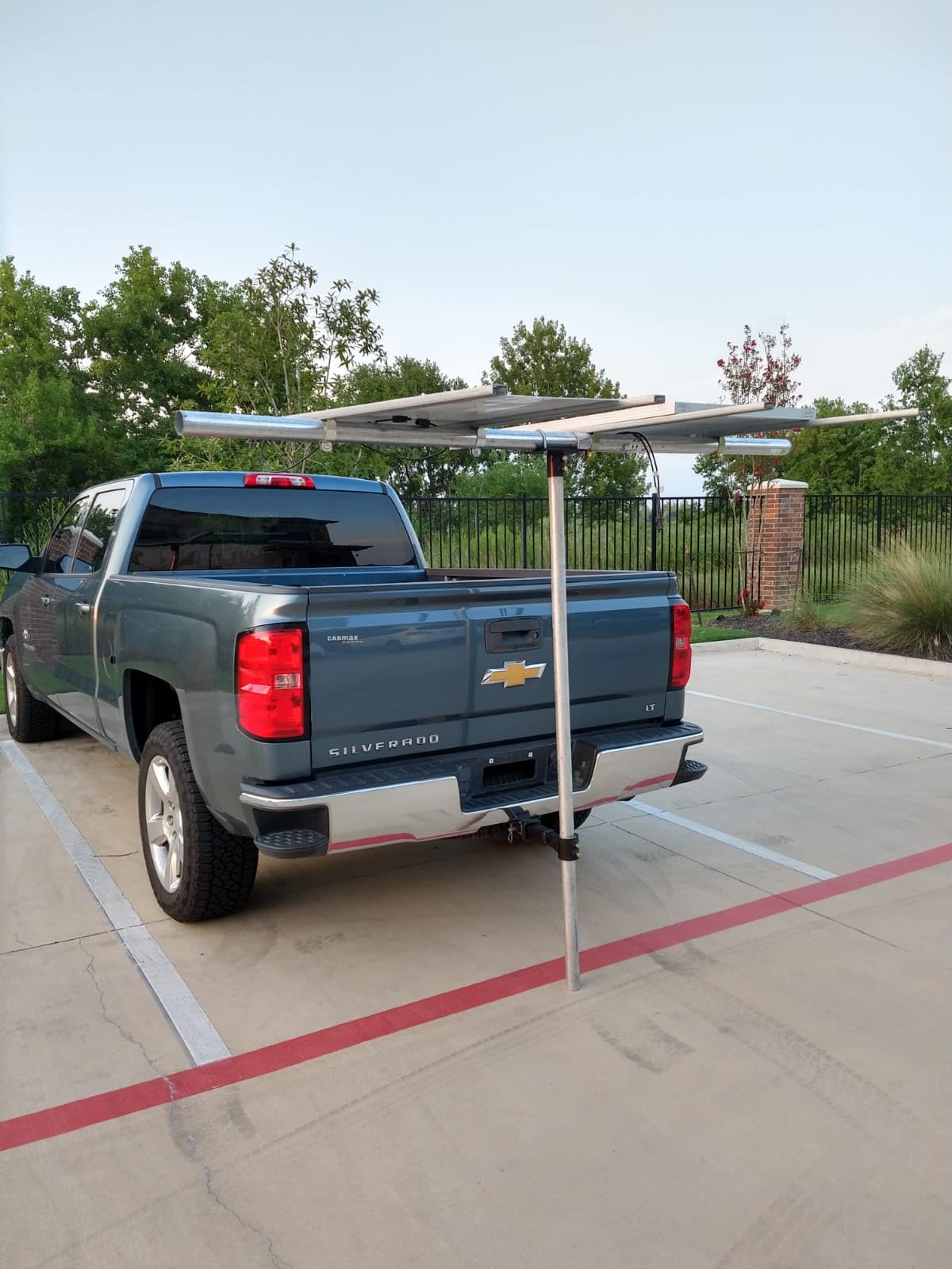 Wind Turbine Solar Panel Mount RV/Truck/Trailer Tow Hitch Portable (Fits 2" [ 2.375" ] Pipe)